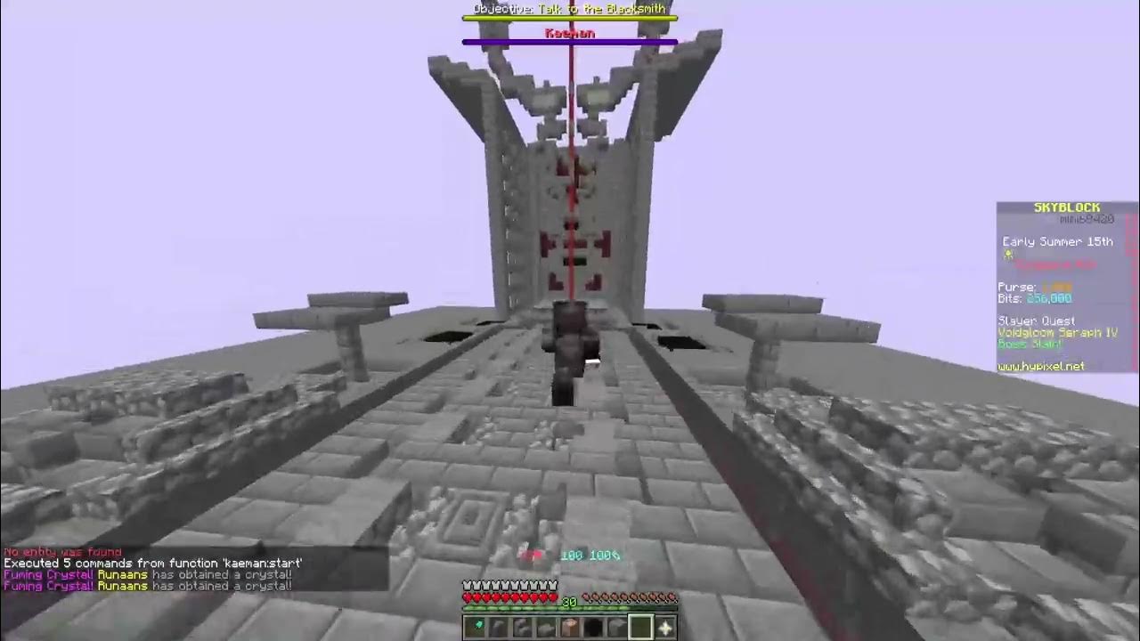Necron Fight Testing (Hypixel Skyblock Remake) - YouTube