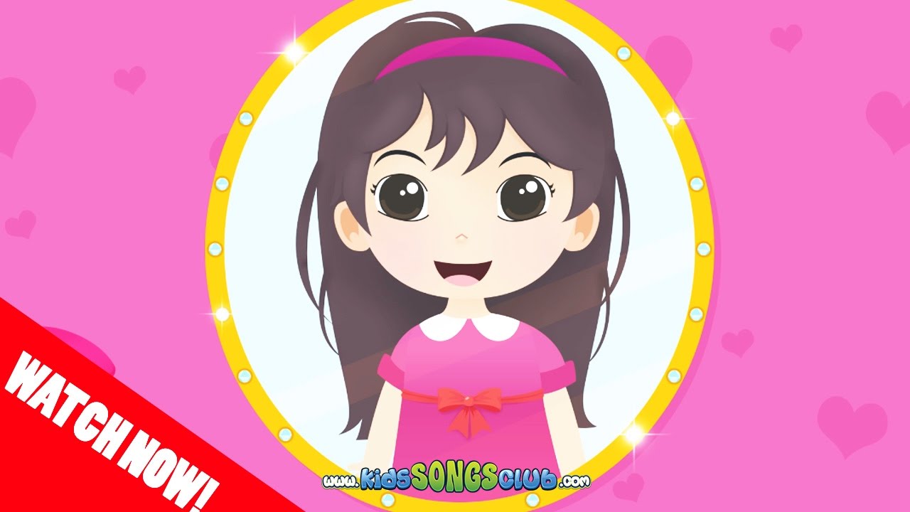 Parts Of My Face | Songs with Action and Lyrics | KidsSongsClub Nursery ...