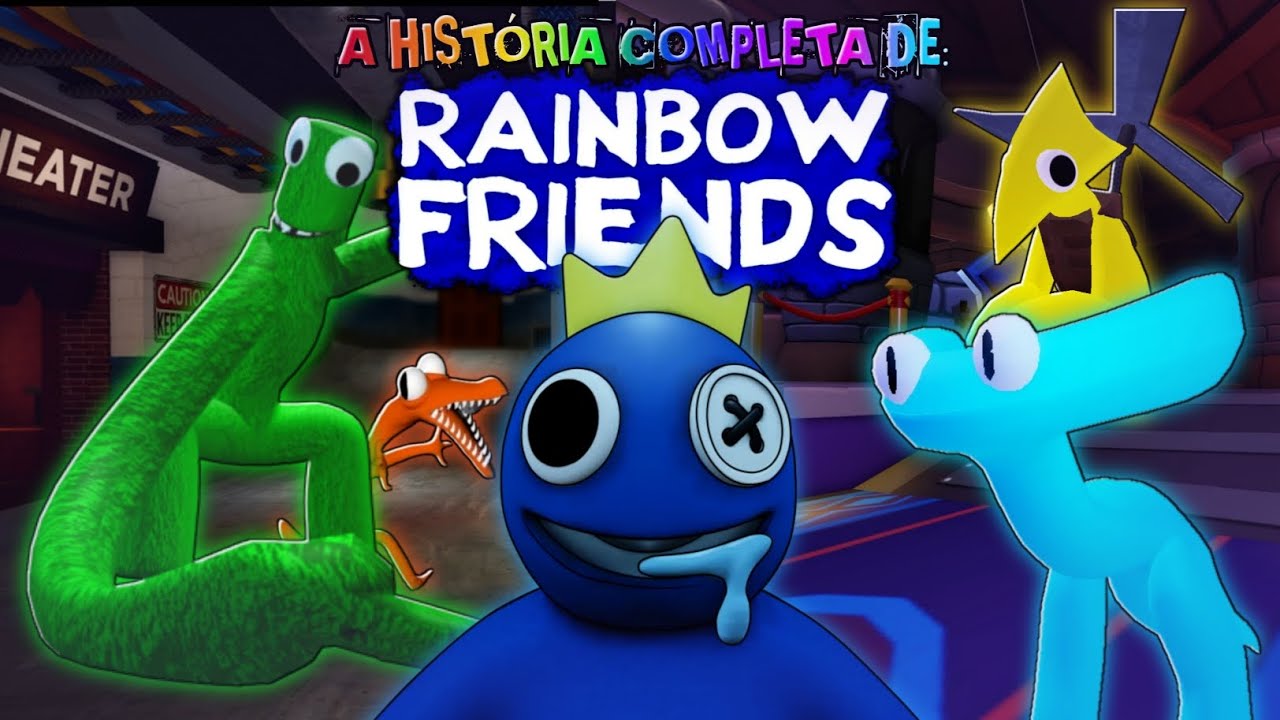 A HISTÓRIA COMPLETA DE RAINBOW FRIENDS! - YouTube