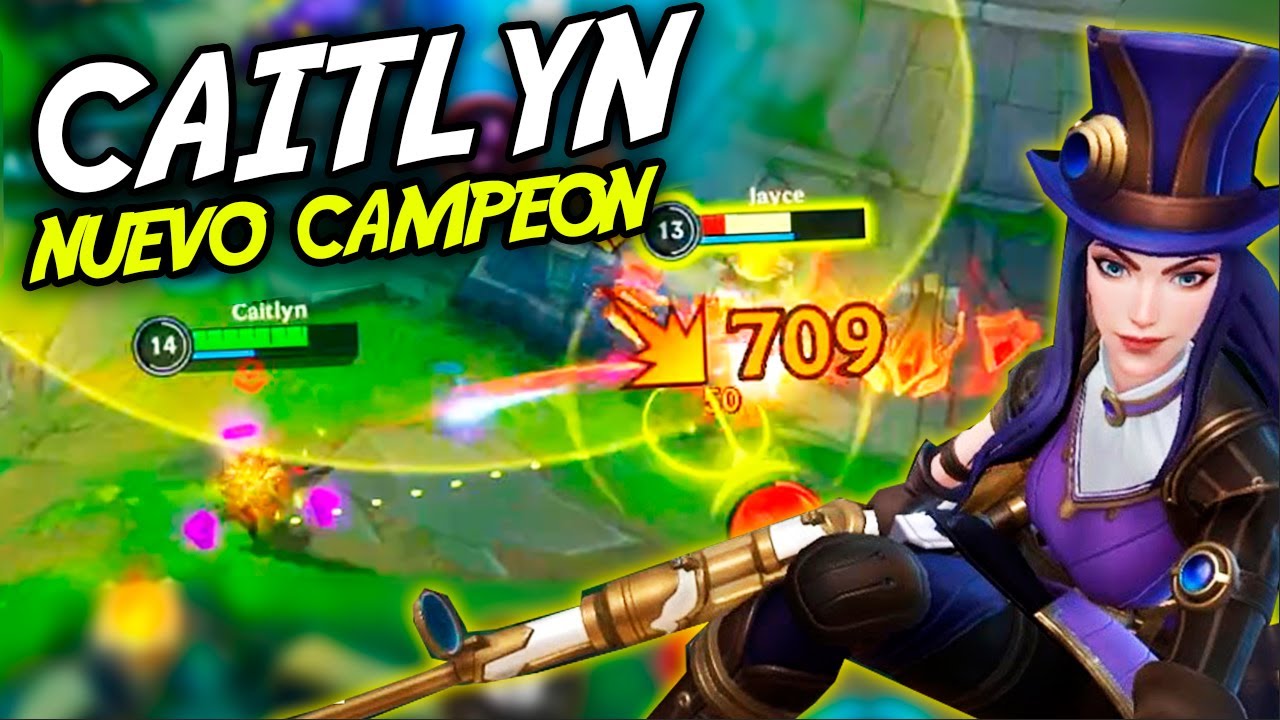 CAITLYN NUEVO CAMPEON WILD RIFT!! - wasab0 - YouTube
