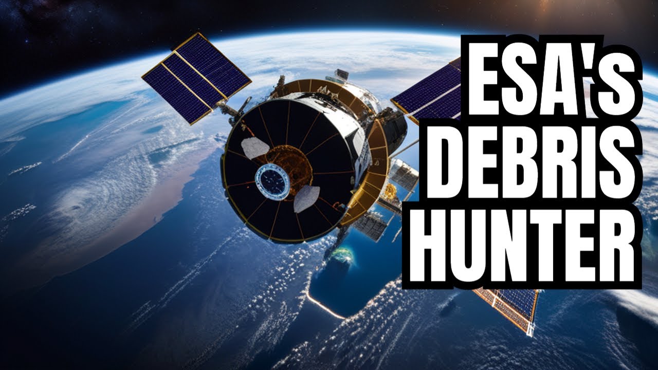 Space Debris Hunter by ESA -E.Deorbit #space #junk #spacejunk #spacedebris - YouTube