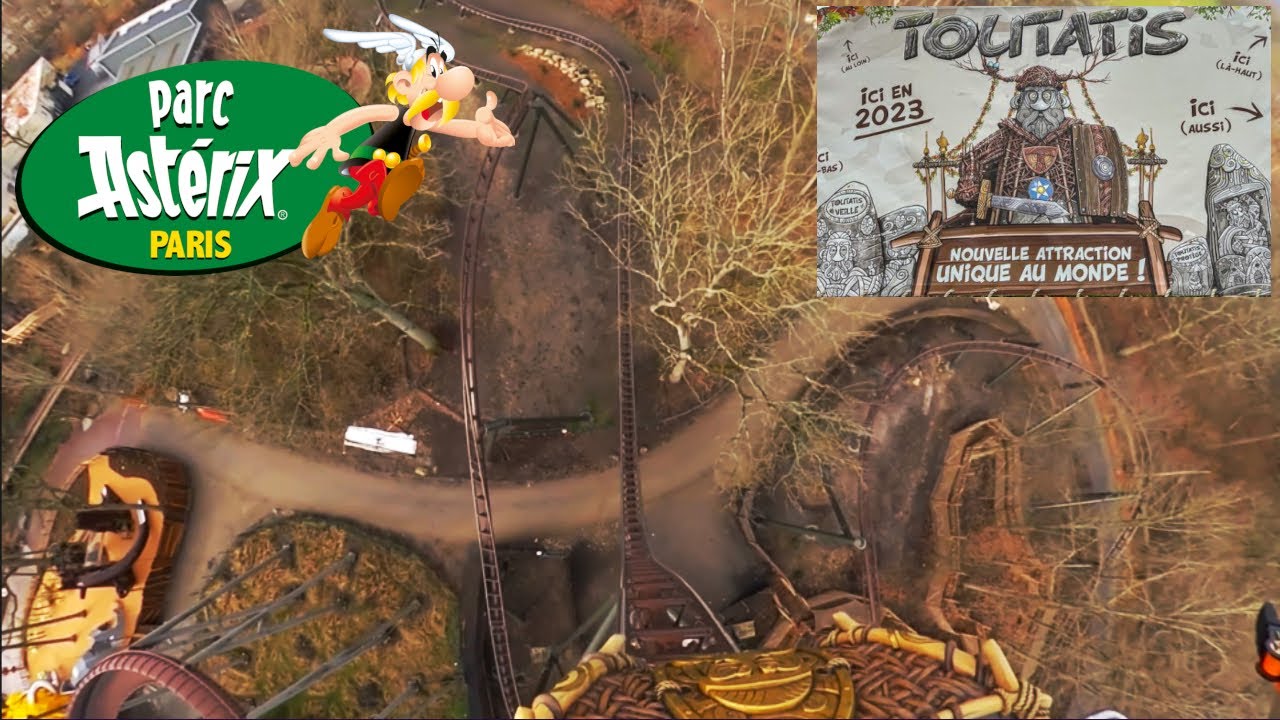 Toutatis On Ride Avant Premiere Parc Asterix - FESTIVAL TOUTATIS - YouTube