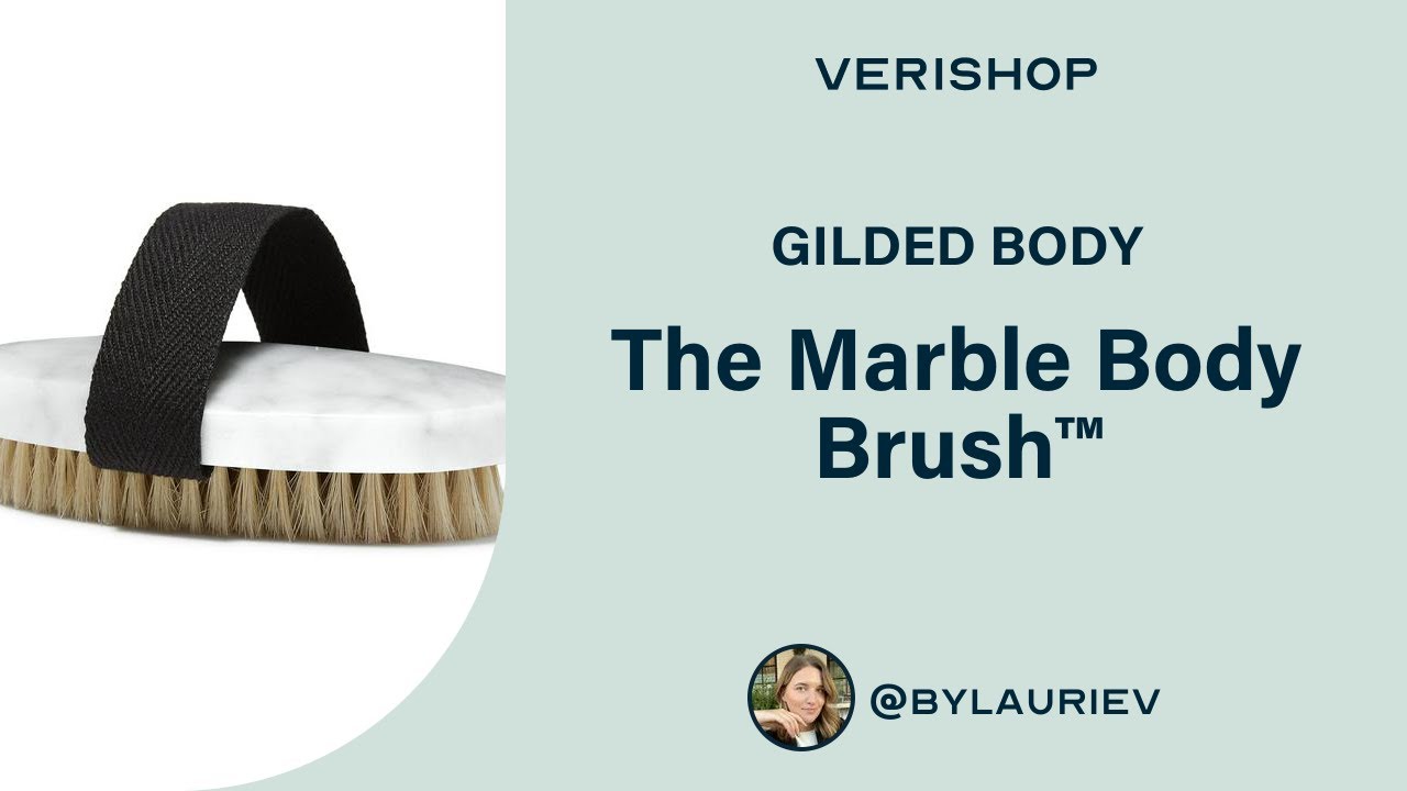 GILDED BODY The Marble Body Brush™ Review - YouTube