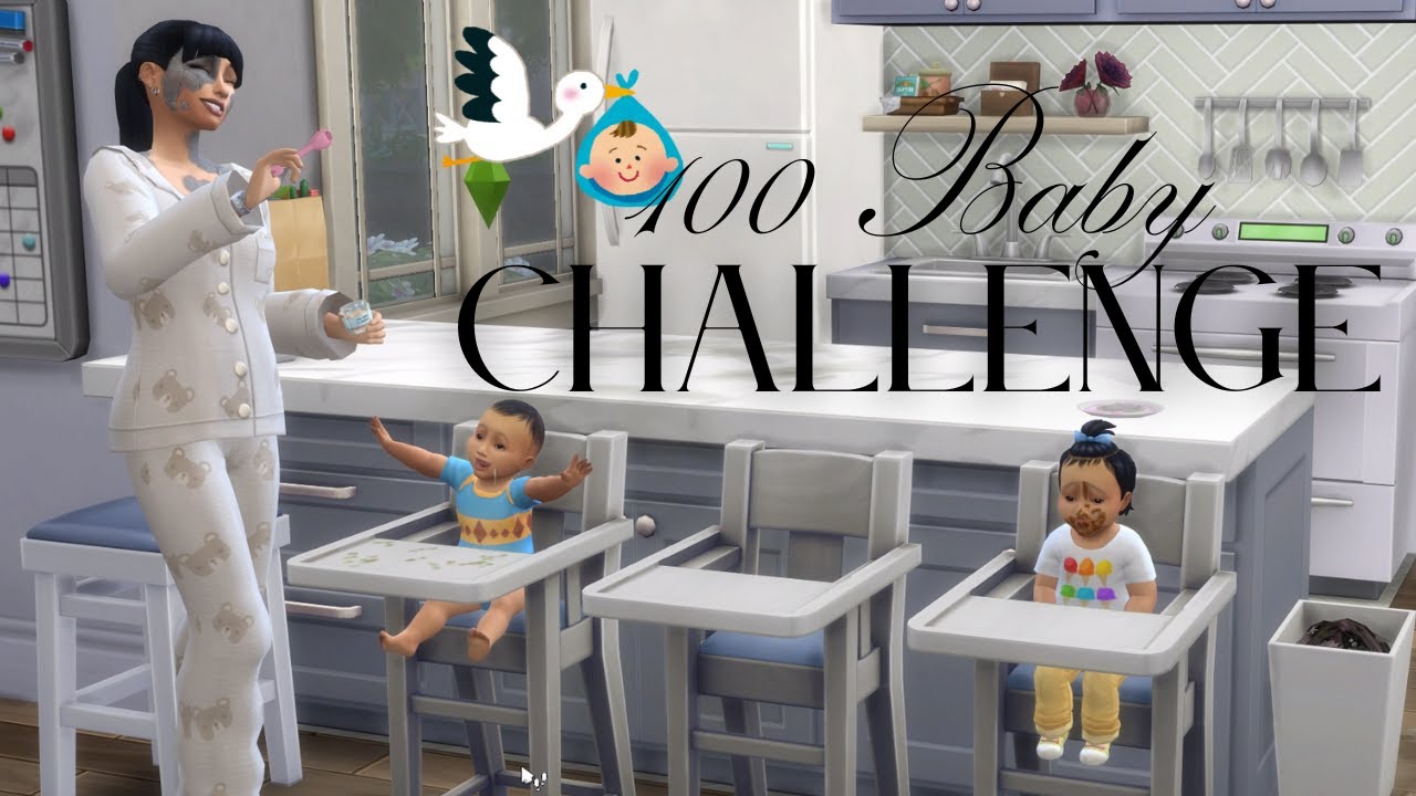 eat, sleep, bathe, REPEAT | 100 baby challenge [EP 5] | The Sims 4 ...