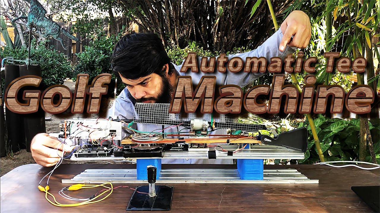 Automatic Tee - Golf Machine - YouTube