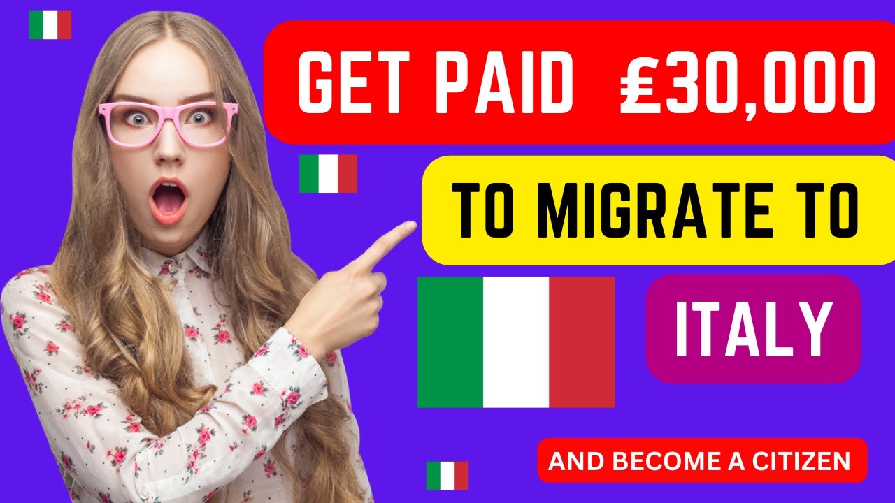 MOVE TO ITALY AND GET PAID 30 000 EURO TO BECOME A RESIDENT YouTube