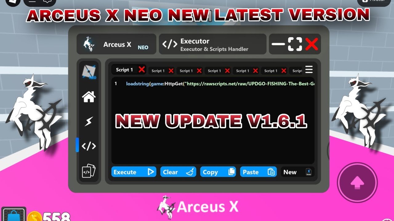 ARCEUS X NEO EXECUTOR NEW LASTEST VERSION 1.6.1 RELEASED - YouTube