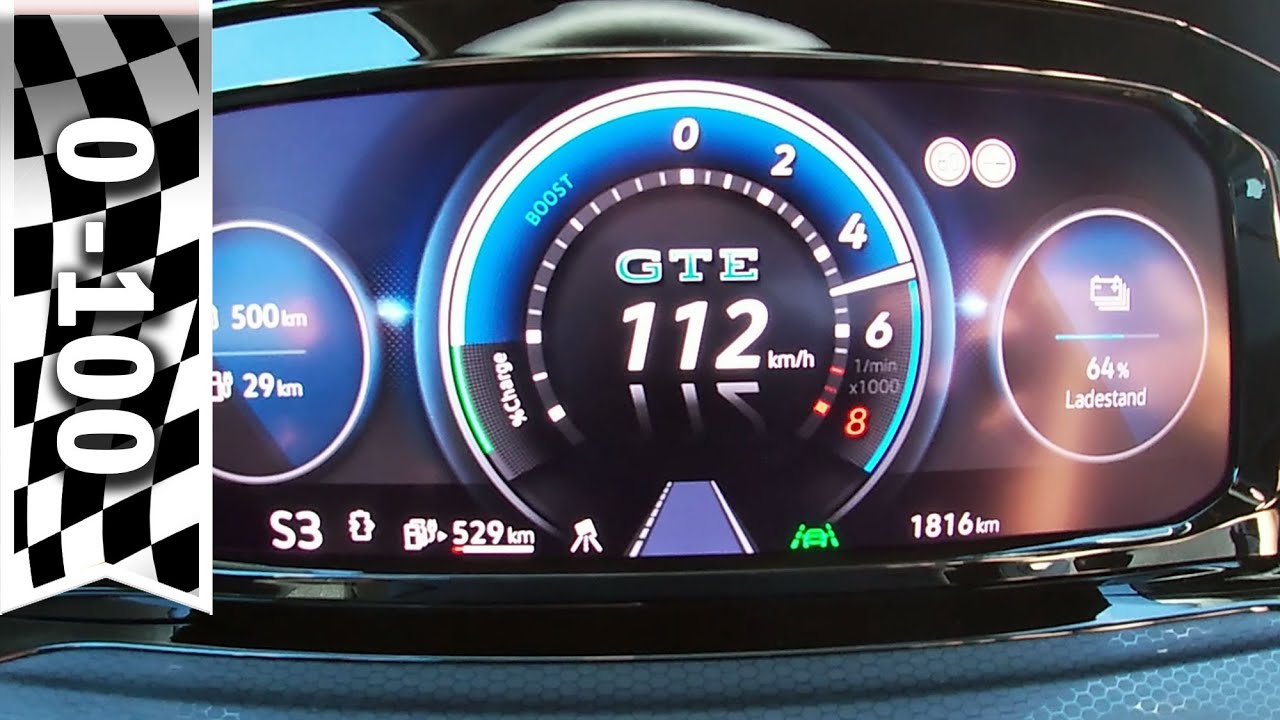 VW Golf 8 GTE 2021: 0-100 km/h (Elektrisch & Hybrid), Sound ...