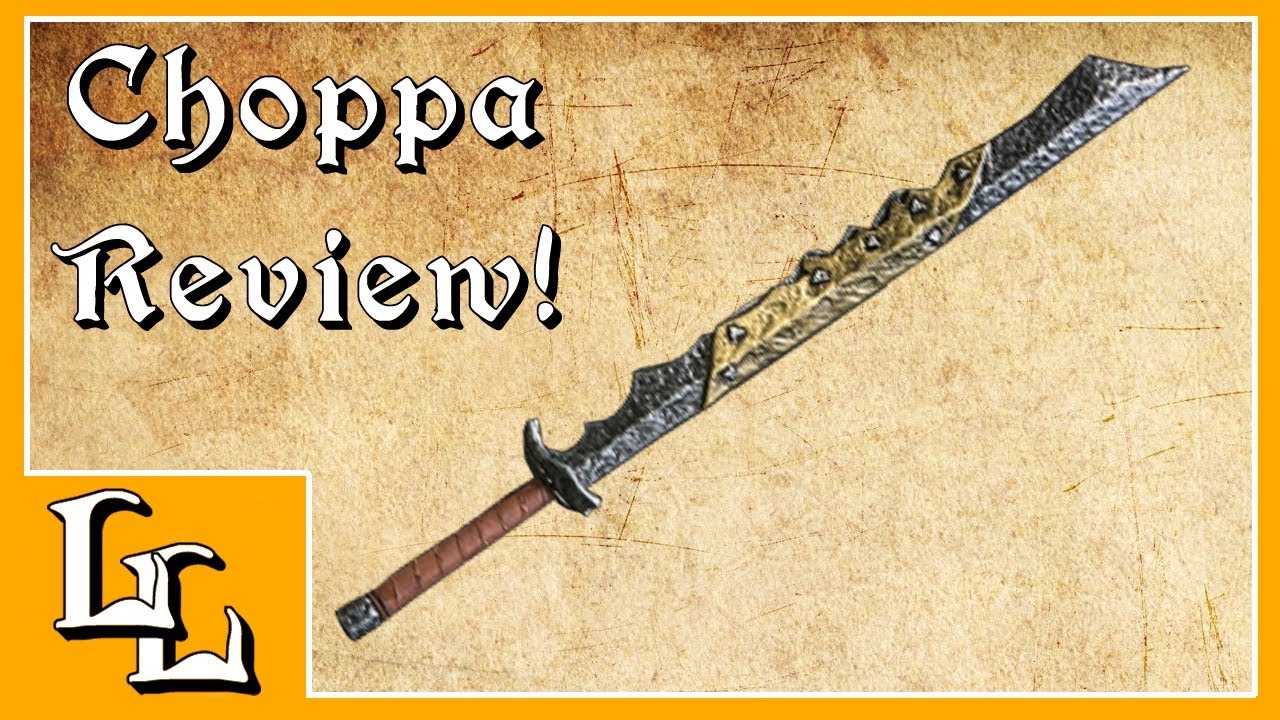 LARP Weapon Review! Epic Armoury's Choppa - YouTube