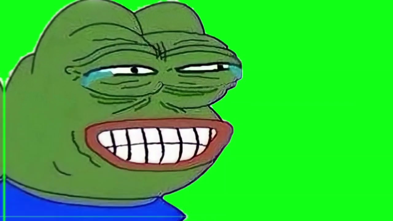 Green frog laughing-green screen #shorts - YouTube