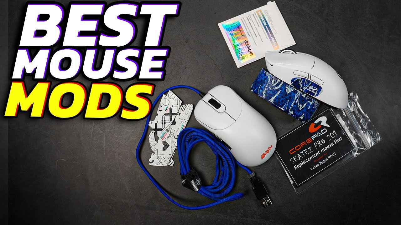 Upgrade Your Gaming Mouse With These Mods (Feet, Grips, Cables) - YouTube