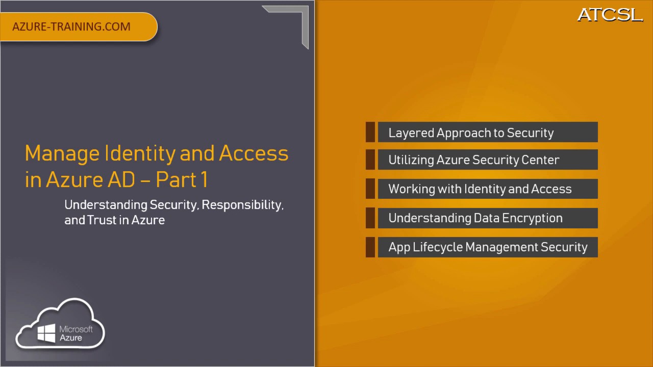 Manage Identity and Access in Azure AD – Part 1: Security ...