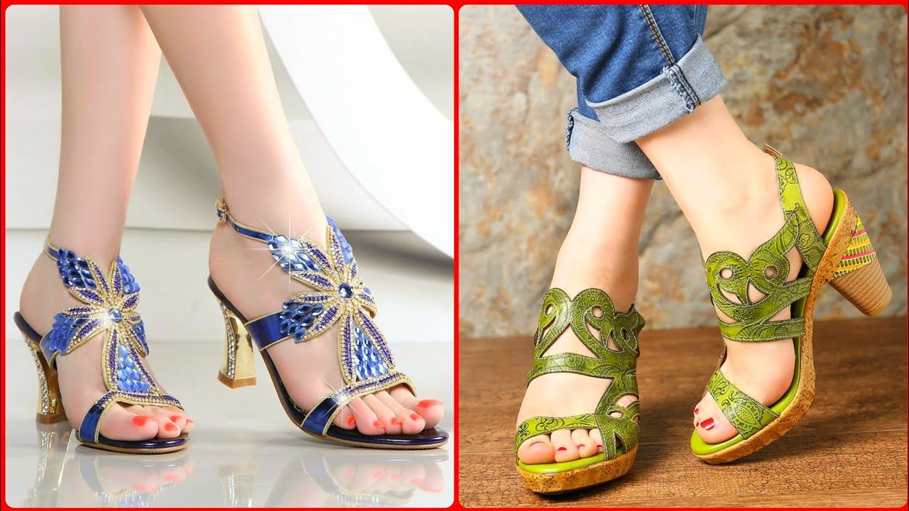 top trending and Stylish formal sandals designs for women 2020 - YouTube