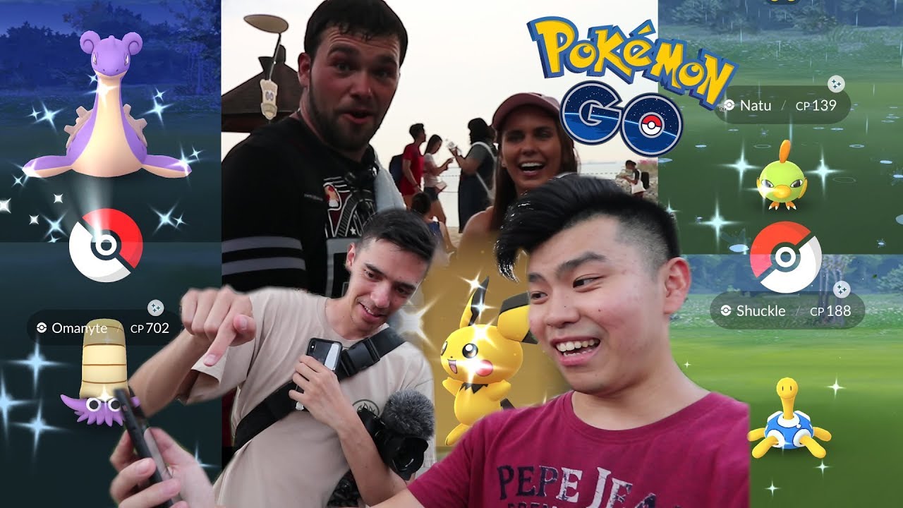 INSANE SHINY LAPRAS WITH TRAINER TIPS!! SINGAPORE SAFARI ZONE - YouTube