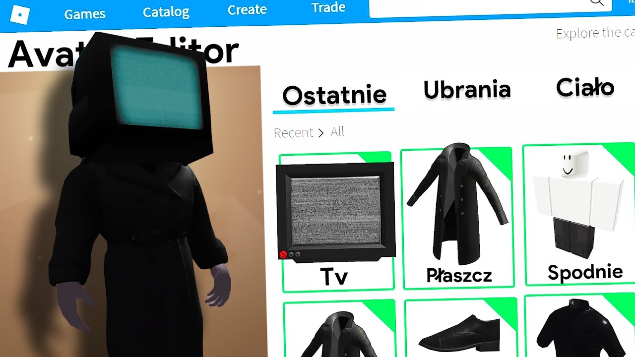 KONTO DLA TV MAN W ROBLOX! - YouTube