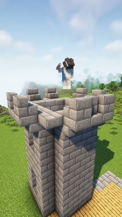 Minecraft Best Starter Castle🏰 #shorts - YouTube