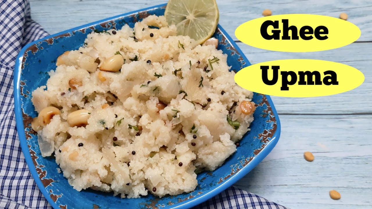 घी उपमा | Healthy & Easy breakfast Recipe Ghee Upma | 2Foodie. - YouTube