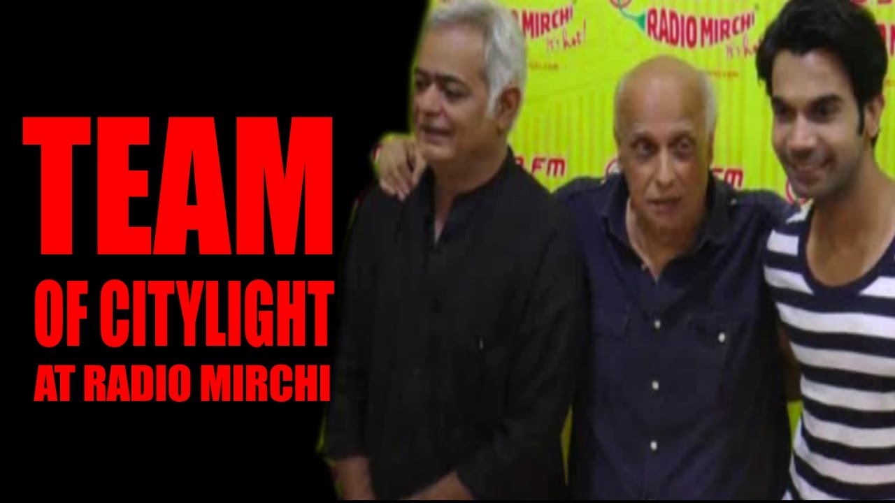 Team Of City Lights At Radio Mirchi For Promotion - YouTube