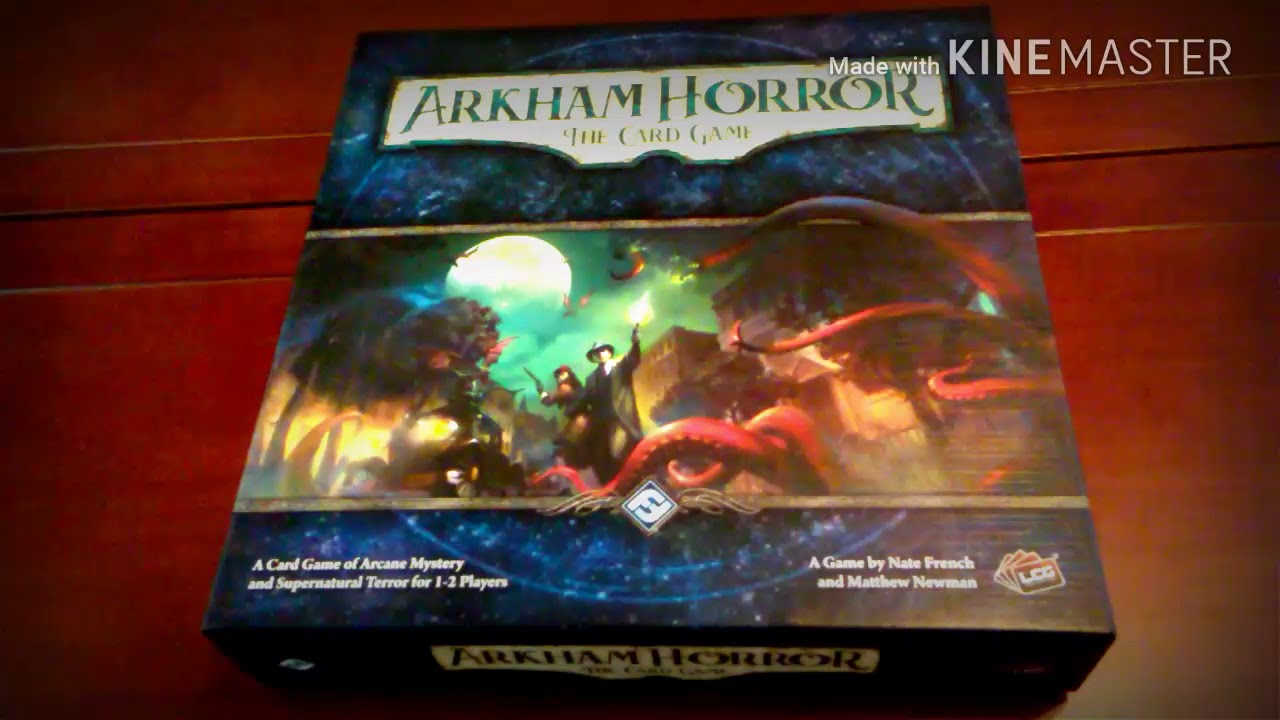 Arkham Horror Card Game / LCG Unboxing - YouTube