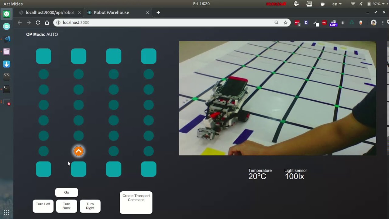Autonomous Warehouse Robot with Mindstorm EV3 + Mobile phone camera ...