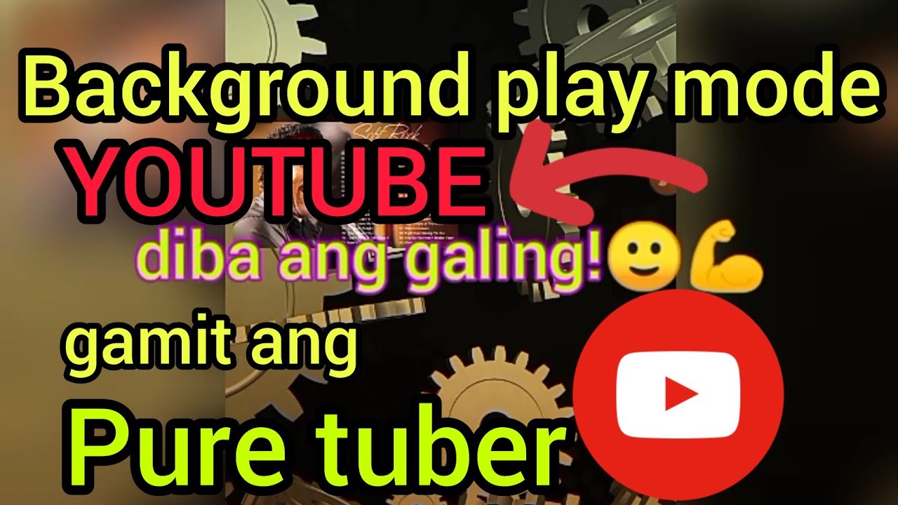 Background play mode on YouTube using pure tuber app - YouTube