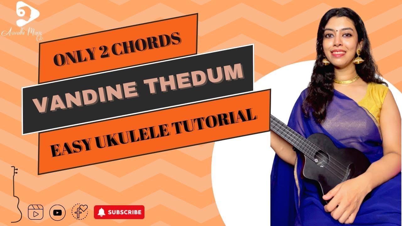 VANDINE THEDUM UKULELE TUTORIAL | ONLY 2 CHORDS | BEGINNER UKULELE ...
