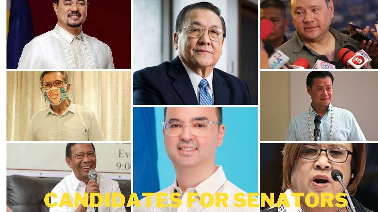 Track Records of the Senatoriables in the 2022 Philippines' election ...