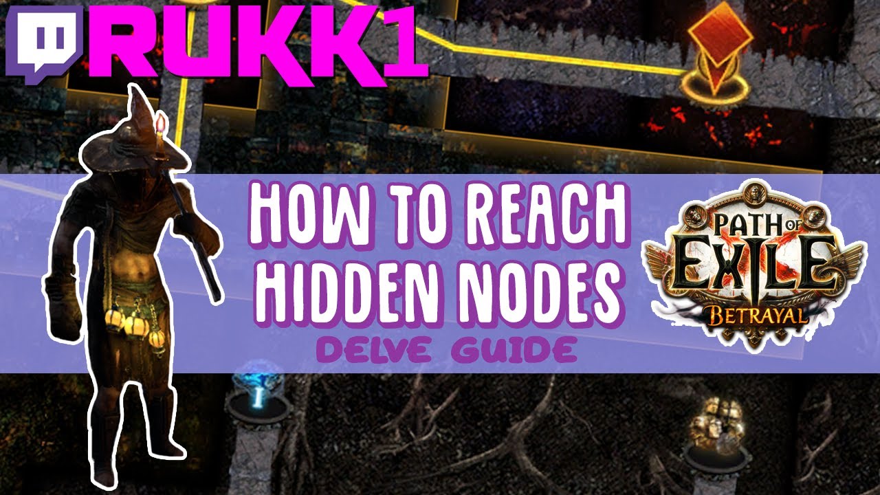 Path of Exile - Hidden Nodes Delve Guide. Includes examples. - YouTube