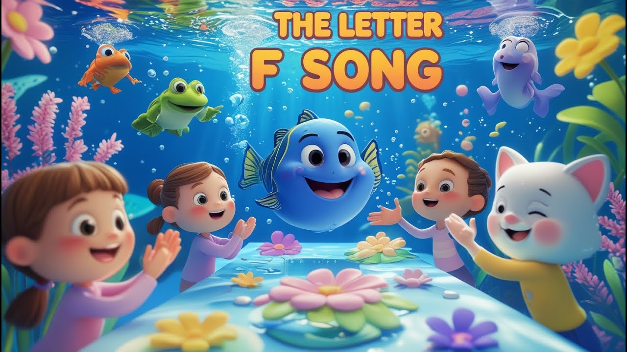 F is for Fish | ABC Phonics Song for Kids | Learn Letter F | Alex the ...