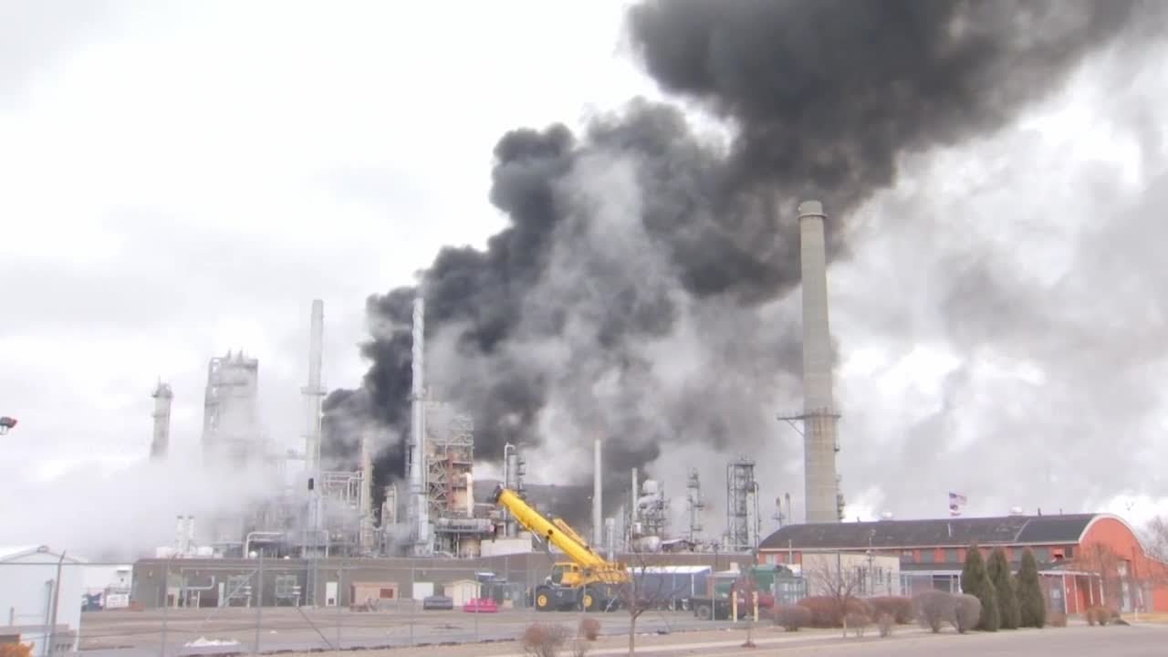No Injuries In Phillips 66 Refinery Fire YouTube