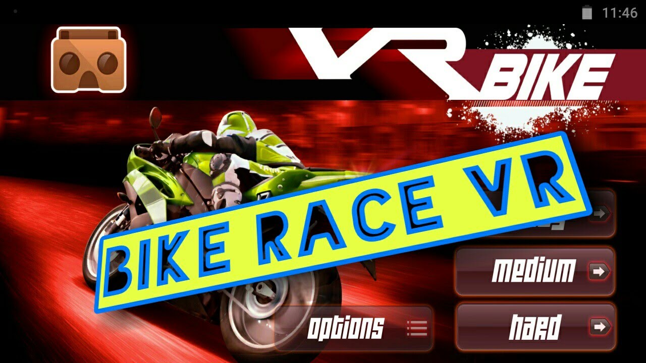 VR Bike Racing! -need to wear VR! - YouTube