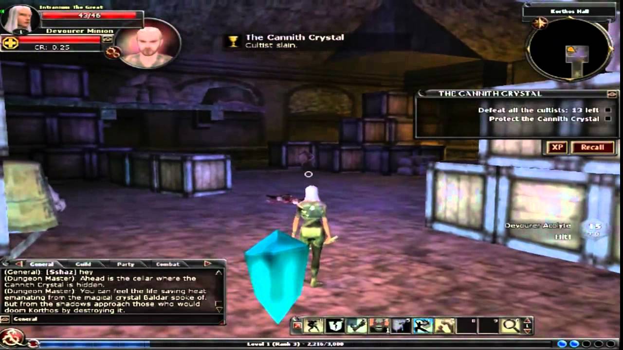 Dungeons and Dragons Online - Korthos Hall walkthrough - YouTube