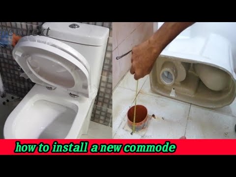 rosa high commode fitting/commode installation guide/how to install a ...