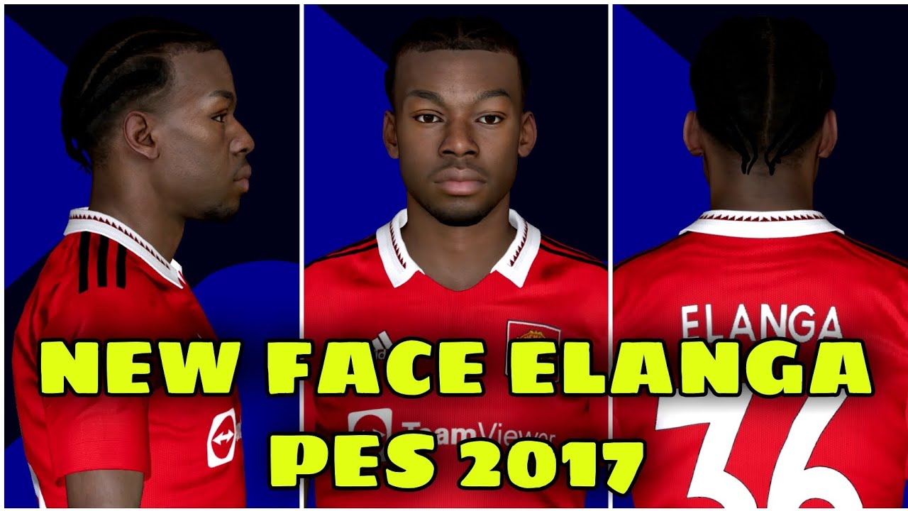 PES 2017 - NEW FACE MOD ANTHONY ELANGA - YouTube