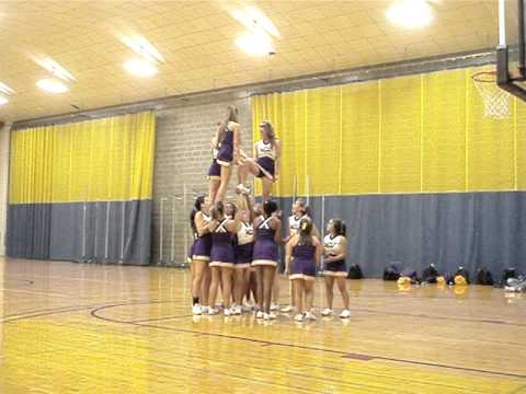 West Chester University Cheerleaders home football game against CW Post ...