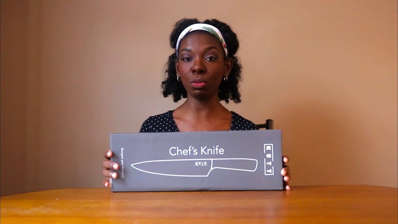 Chef's Kutt Knife Unboxing Review - YouTube