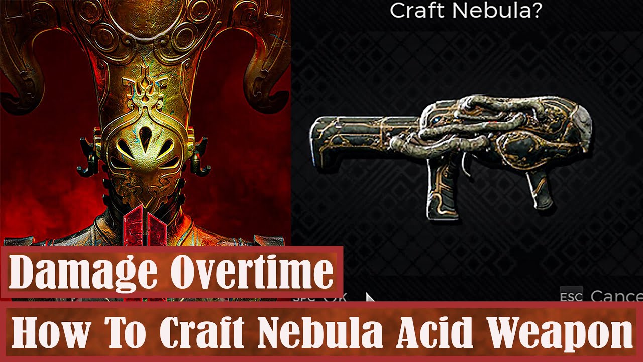 Remnant 2 How To Craft Nebula Acid Weapon ! Damage Overtime - YouTube