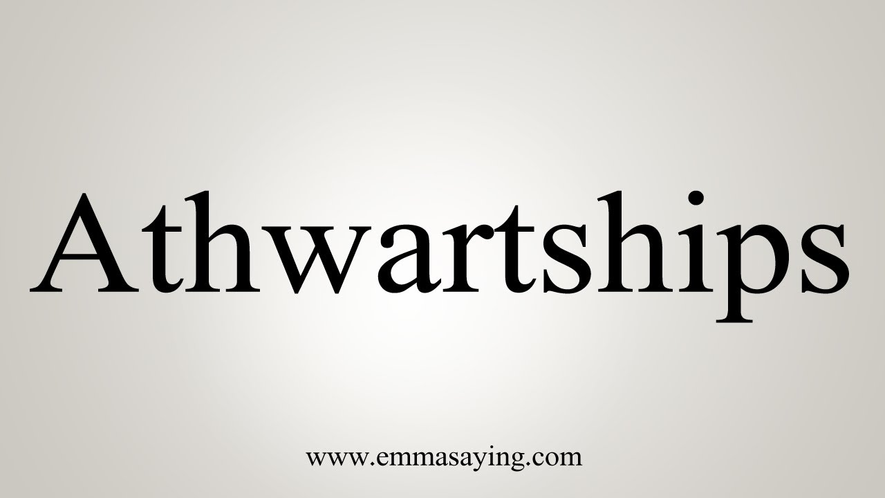How To Say Athwartships - YouTube