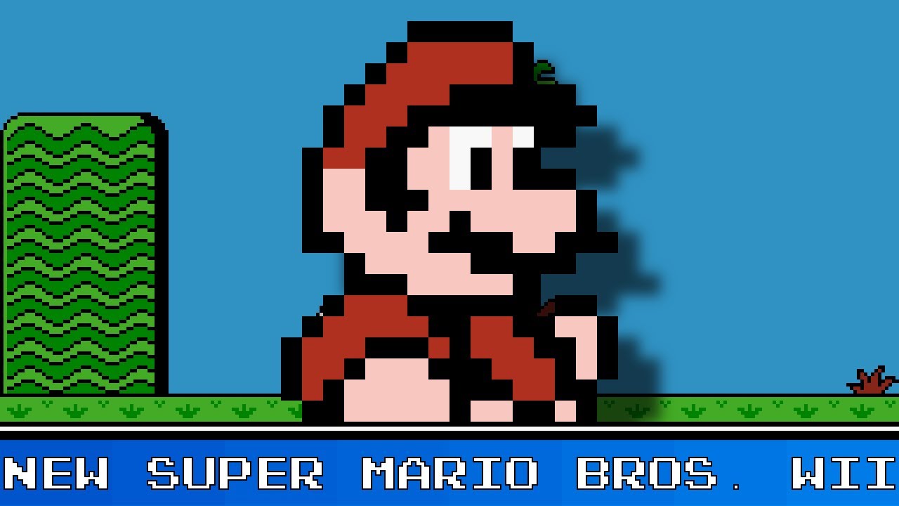 New Super Mario Bros. Wii 8 Bit Remix - YouTube