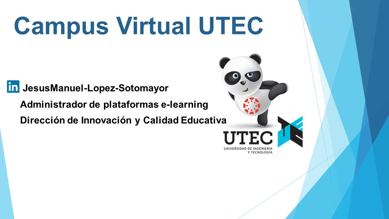 Introducción al Campus Virtual - UTEC - YouTube
