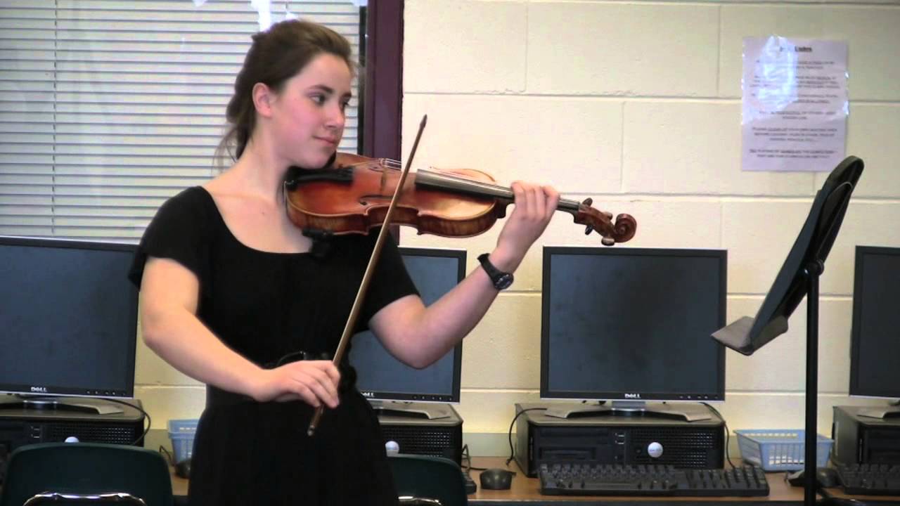 Skye's Violin solo at Solo Ensemble 2014 in Siren Wisconsin - YouTube