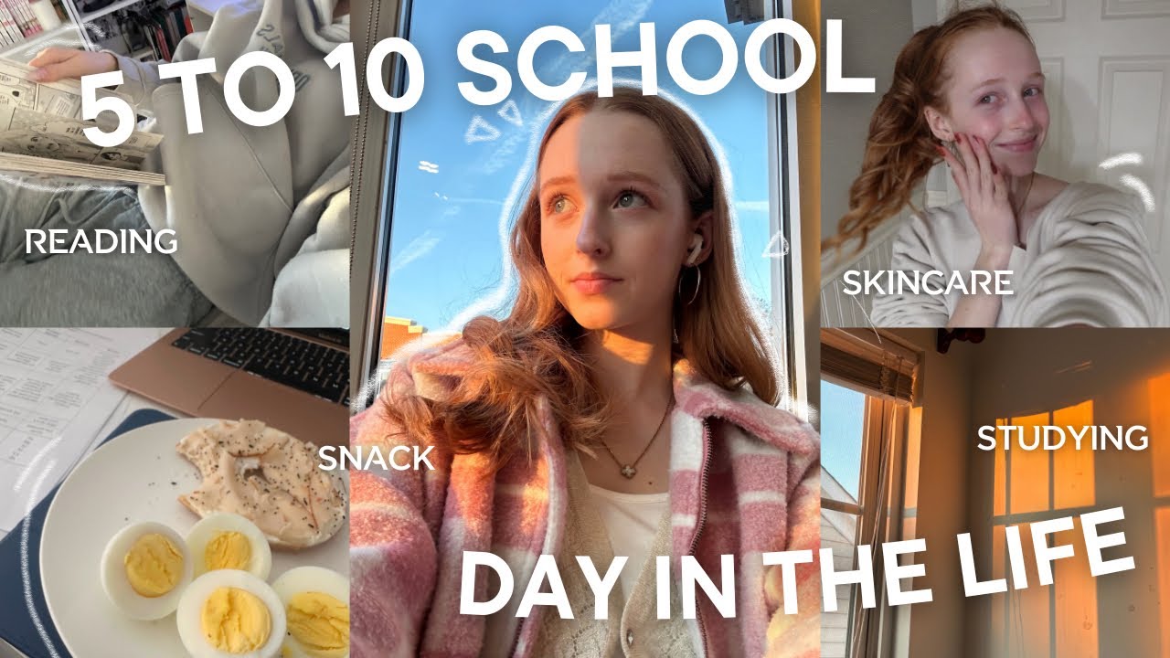5AM-10PM DAY IN THE LIFE as a junior in high school 📚🎓📌 - YouTube
