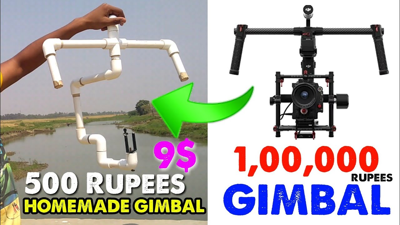 Professional Video Stabilizer GIMBAL 500Rs HOMEMADE (10$) Only! Amazing ...