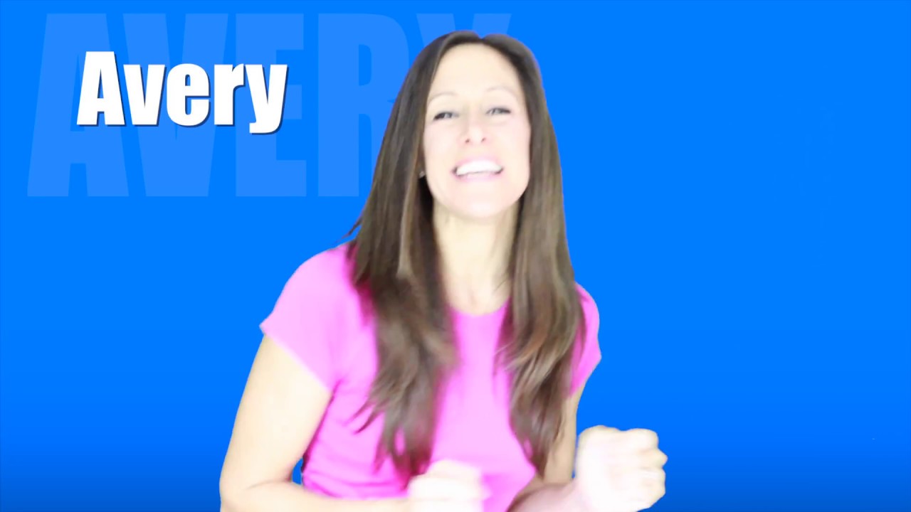 Learn to Spell AVERY Toddler Song | Learn to Talk with Patty Shukla ...