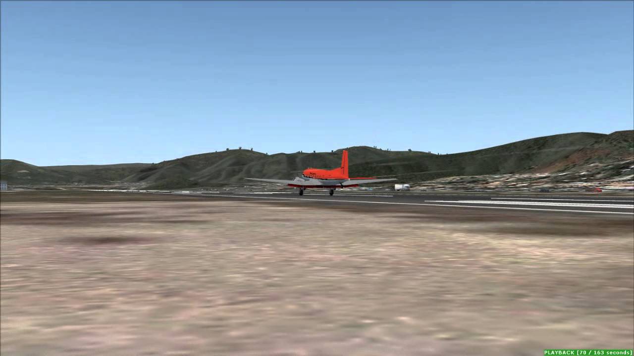 FSX Douglas C-117D "Super DC-3" N28TN Landing In Carupano Airport - YouTube