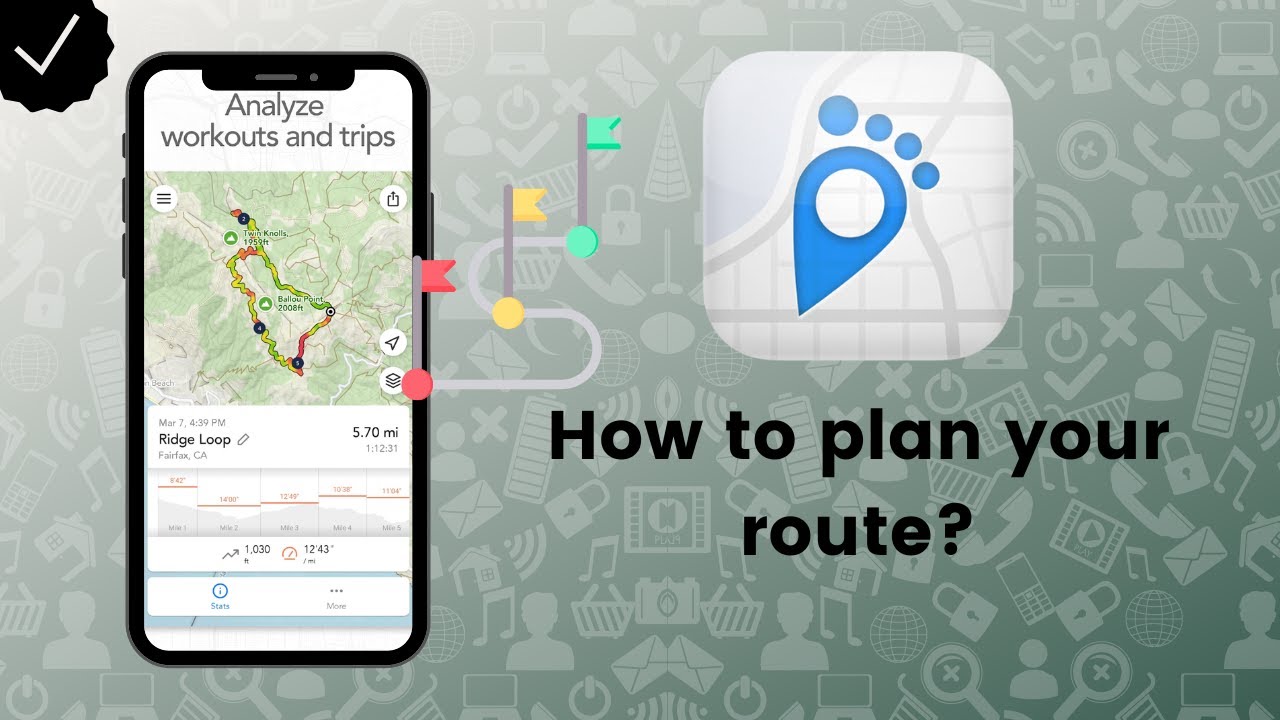 How to plan your route on Footpath? - YouTube