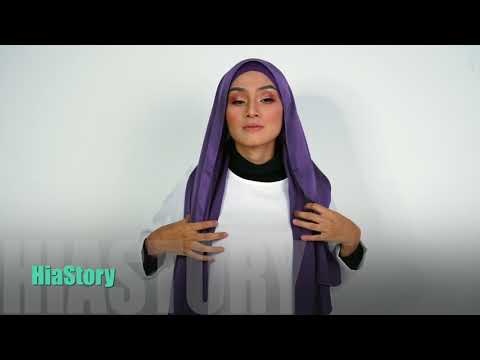 satin hijab tutorial
