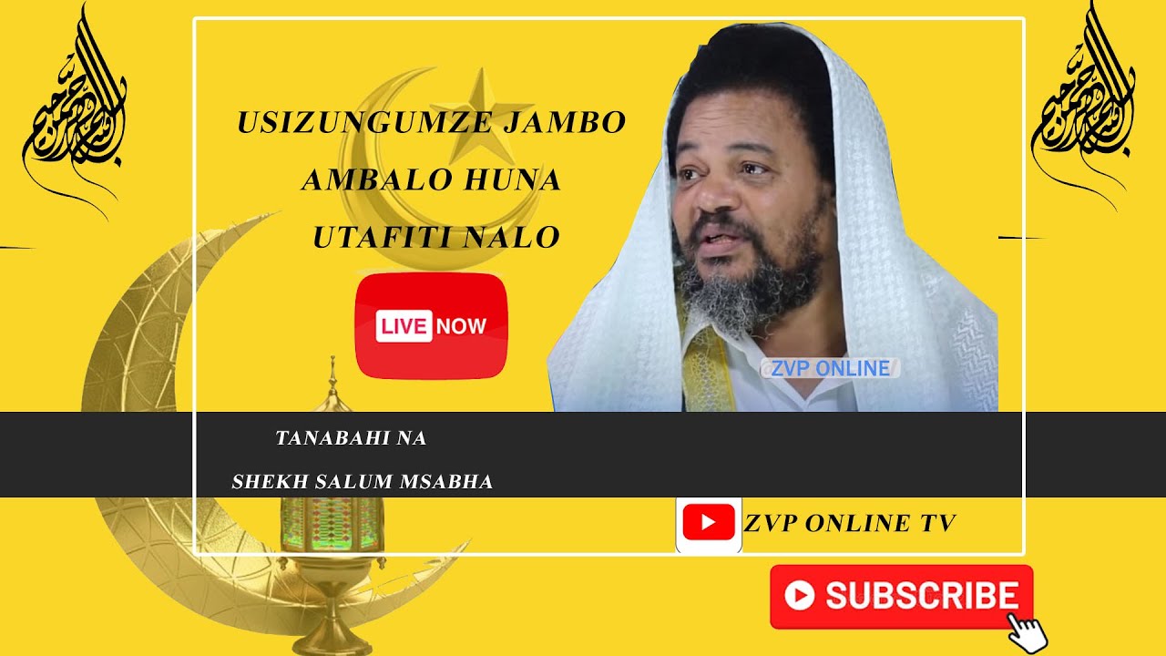 #LIVE🔴USIZUNGUMZE JAMBO AMBALO HUNA UTAFITI NALO || KISA CHA SWAHABA ...