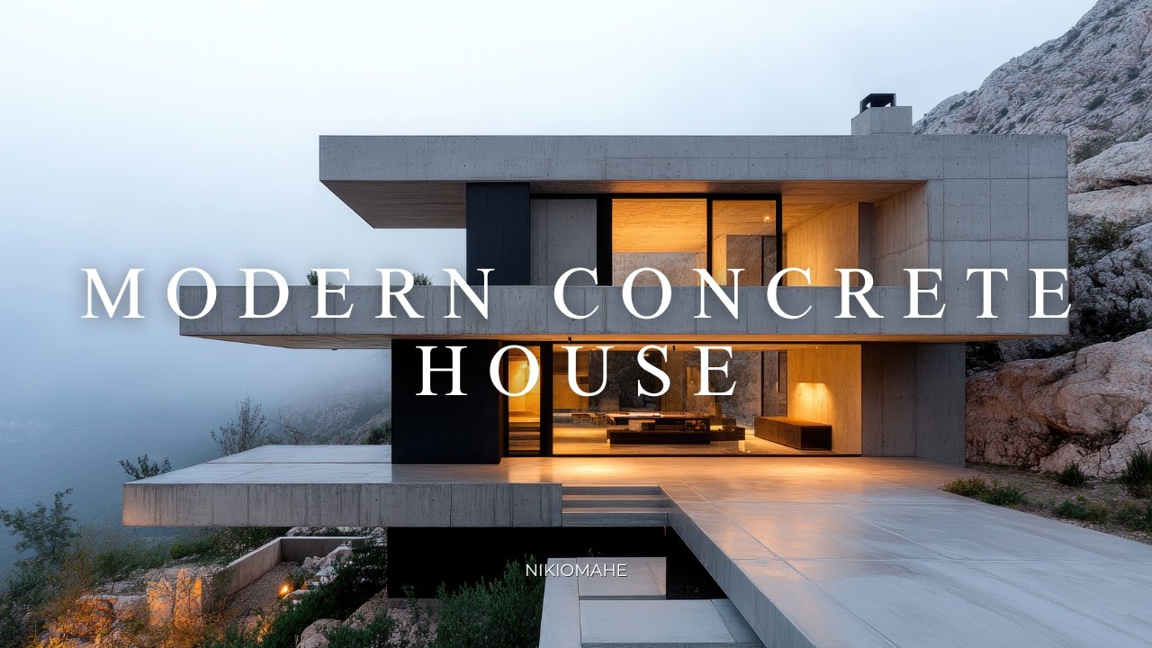 The Beauty of Concrete House Design Ideas, Modern Architecture in ...