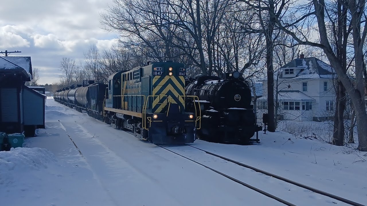 Buffalo southern railroad RS18u Heading north to the yard back on the ...